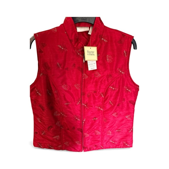 Baxter & Wells | Jackets & Coats | Red Baxter Wells Vest With ...